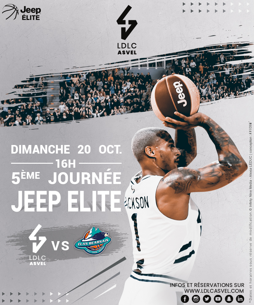Création logo, identité graphique LDLC ASVEL Basket | AVICOM'