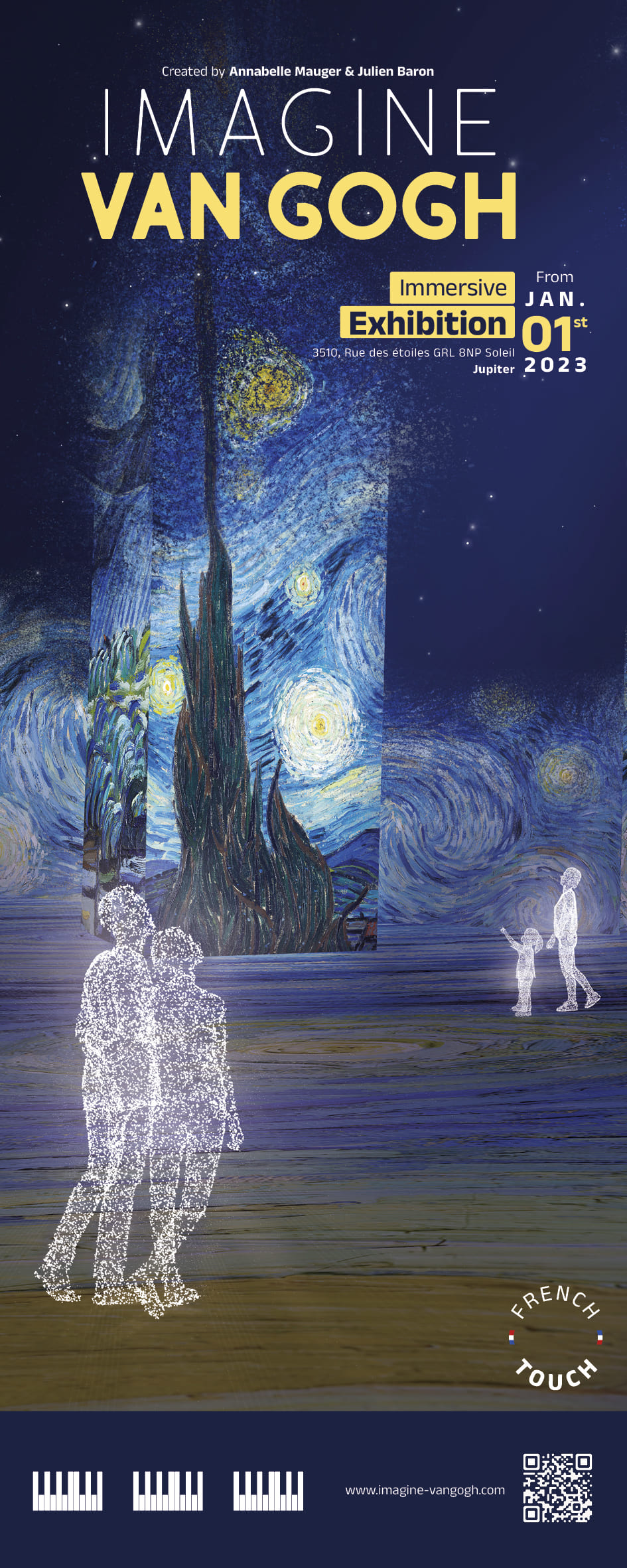 Création de l'identité visuelle Imagine Van Gogh - Agence créa AVICOM'