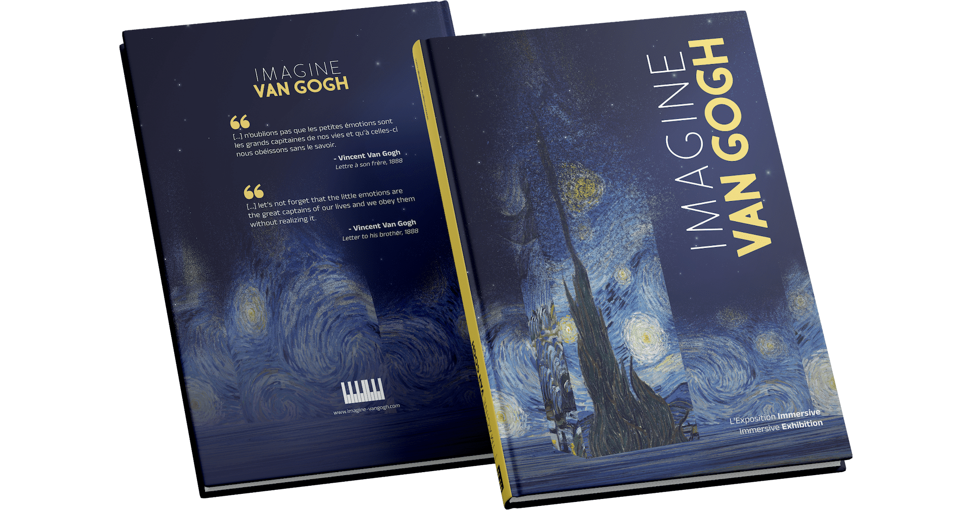 Création de l'identité visuelle Imagine Van Gogh - Agence créa AVICOM'